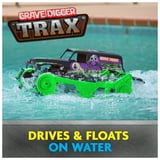 Monster Jam, Grave Digger Trax All-Terrain RC Vehicle 1:15 Scale ...