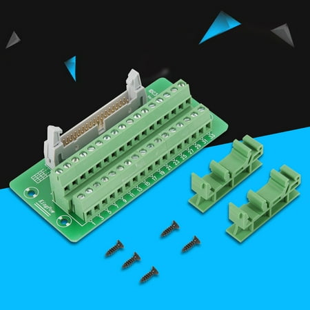Garosa IDC34P 34Pin Male Header Breakout Board Terminal Block Connector ...