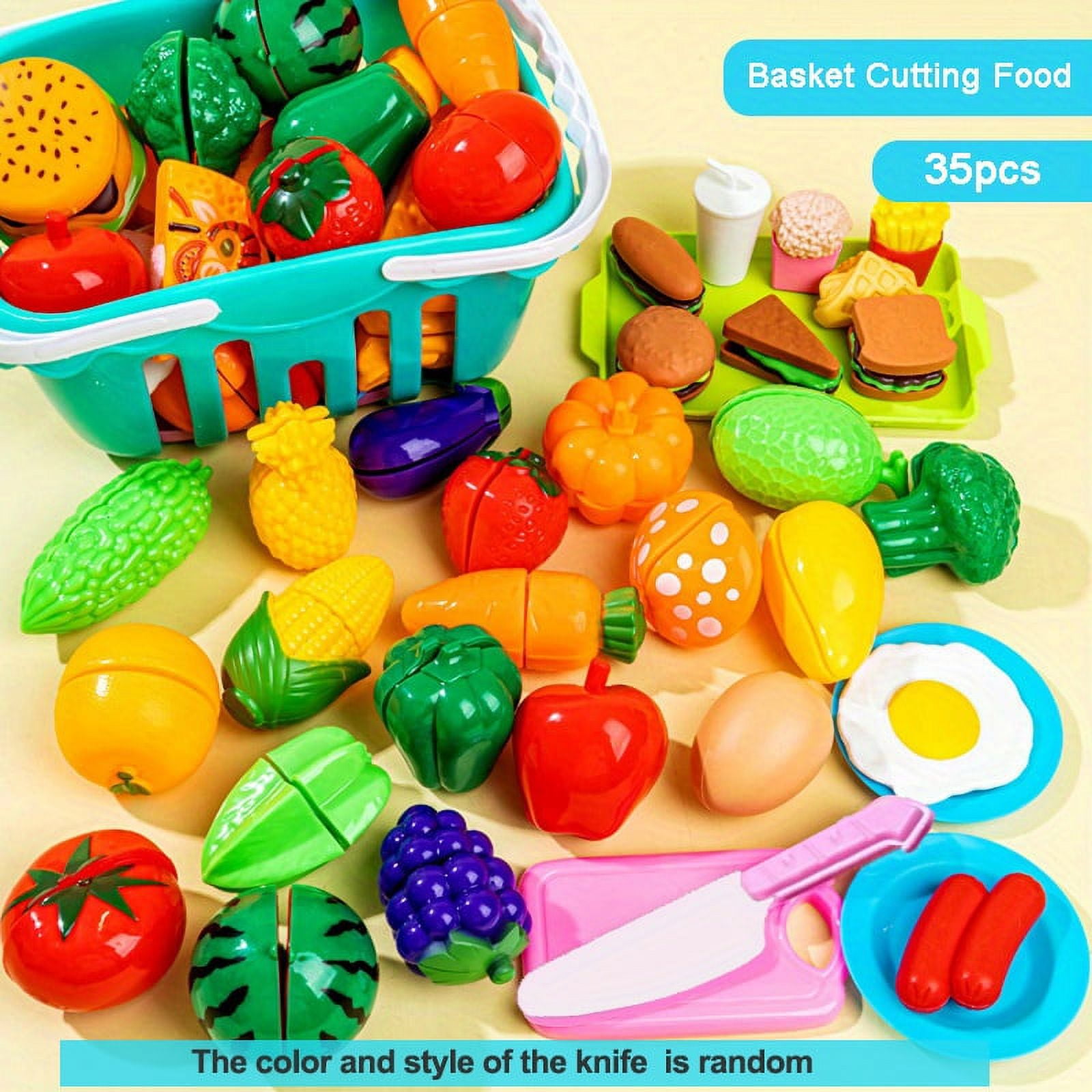 Click here for Unbranded Cutting Play Food Set For Kids Kitchen T... prices
