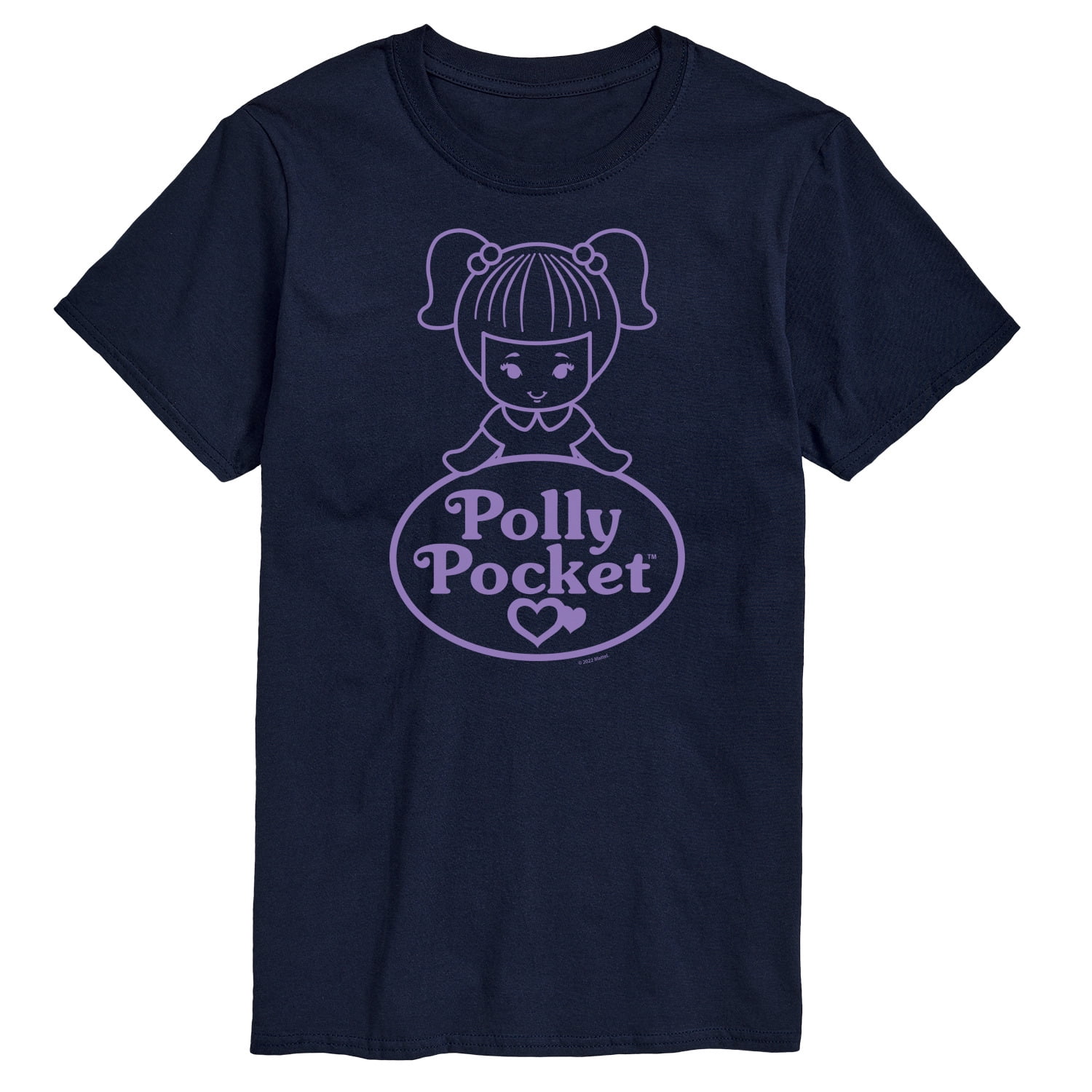 Polly Pocket - Logo And Doll - Men's Short Sleeve Graphic T-Shirt ...