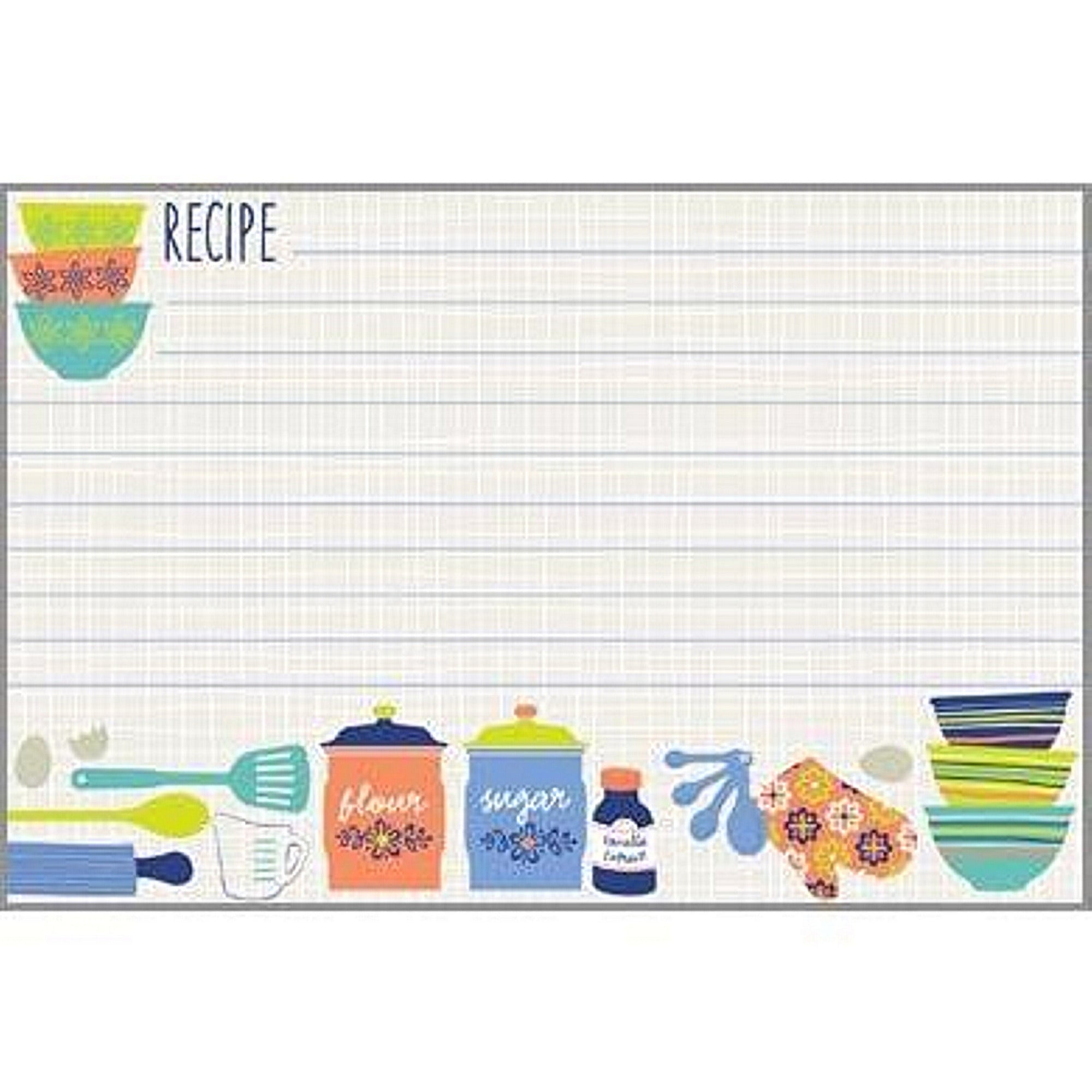 Kitchen Baking Recipe Cards - 4in. x 6in. - 20 Pack (561/5126 ...