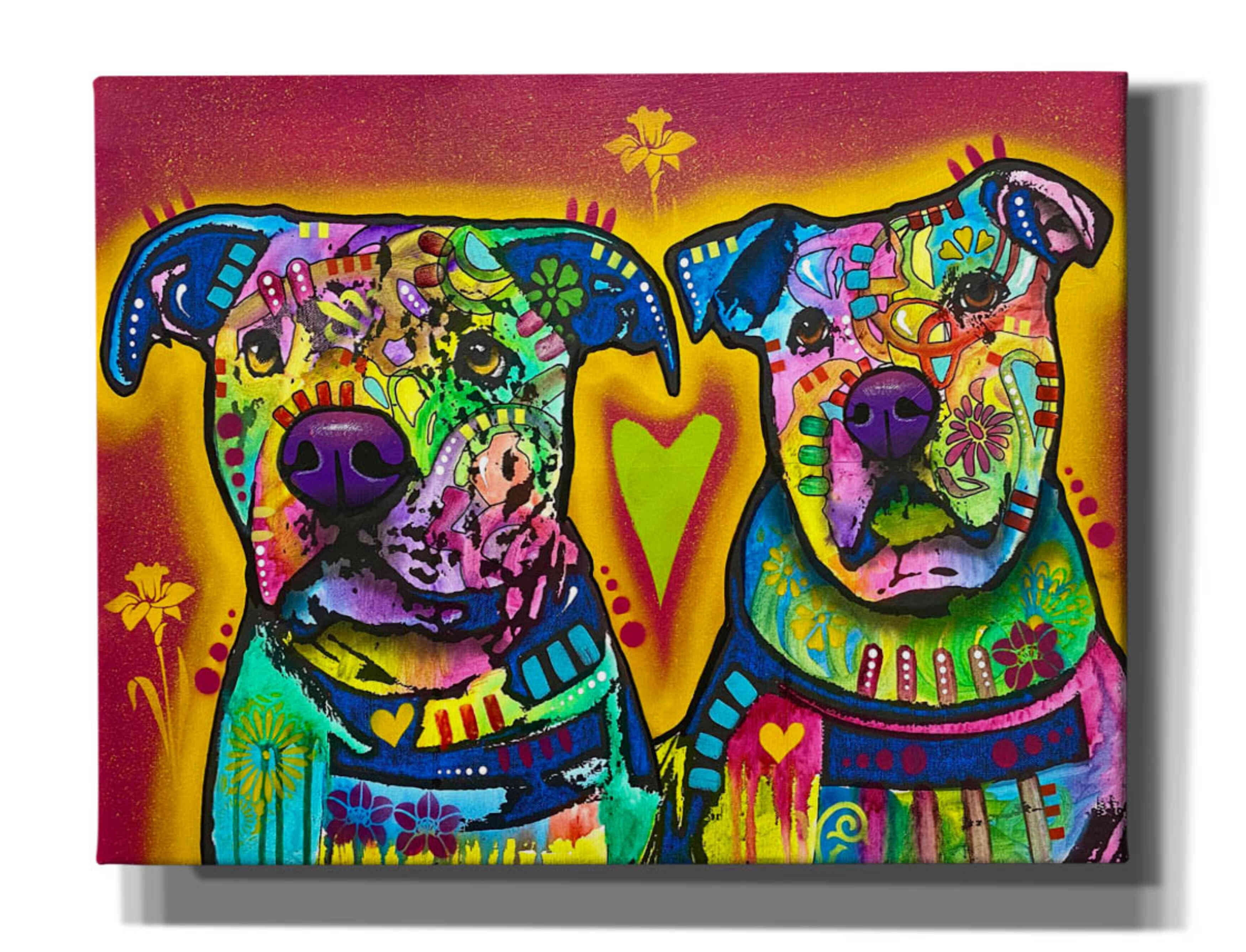 Epic Graffiti 'Team Doggo Is Ready' by Dean Russo, Canvas Wall Art, 34 ...