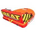 SPORTSSTUFF GREAT BIG MABLE Inflatable Pull Behind Towing Tube for 1-4 ...