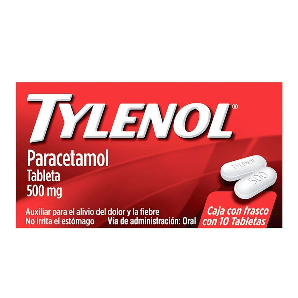 Tylenol 500 mg 10 tabletas | Walmart en línea