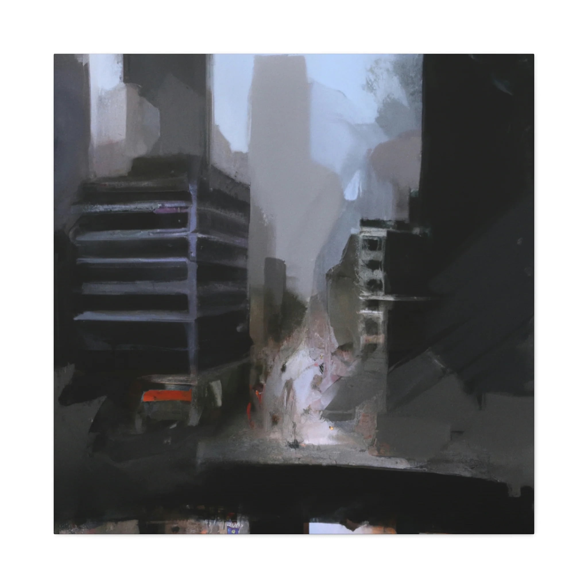 Breaking Through Expressionism - Canvas - Walmart.com