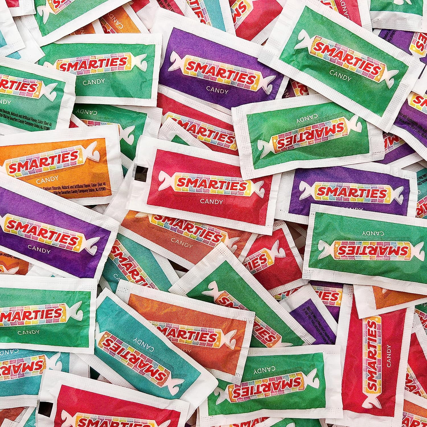 Crazy Outlet Smarties Pouches Hard Candy, Vegan, 1-Pound Bag, 170 Count ...