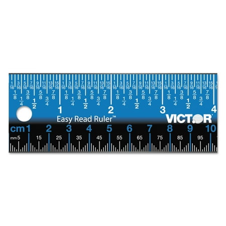 Victor 12-7/64, 12",Ruler, Stainless Steel, EZ12SBL - Walmart.com