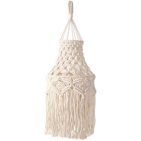 Macrame Lamp Shades Ceilings, Ceiling Pendant Light Shade Tassel ...