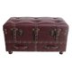 River of Goods Braxton Faux Leather Storage Trunk - Walmart.com