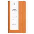 A6 PU Leather Notebook Cross Texture 80 Sheets Lined Journal with Strap ...