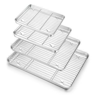 AAKRAF 3-Tier Stackable Metal Cooling Rack - Baking Shelf for Kitchen ...