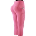 Cadmus High Waist Naked Feeling Capri Yoga Compression Leggings For