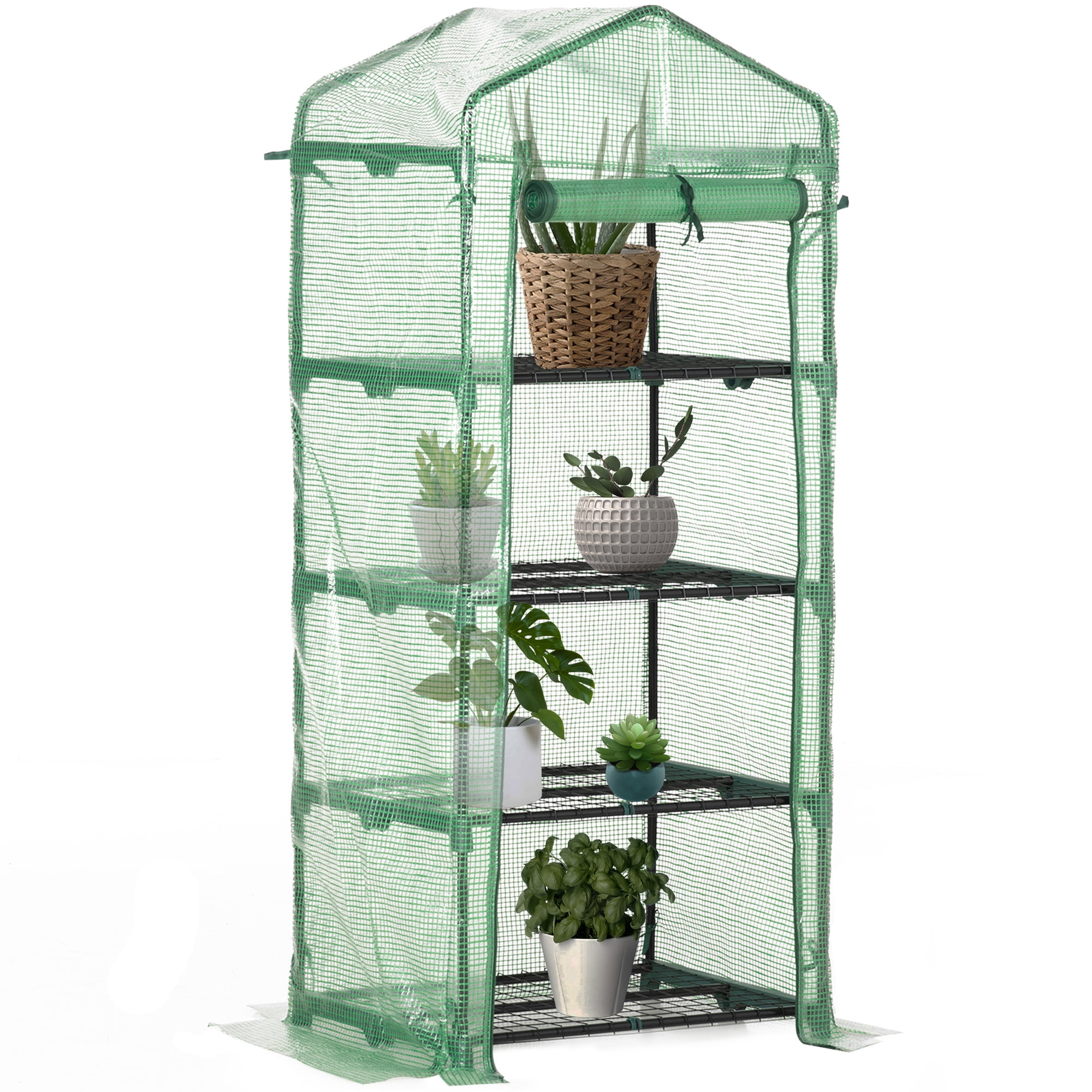 Click here for Outsunny Portable Greenhouse With Shelves Outdoor... prices