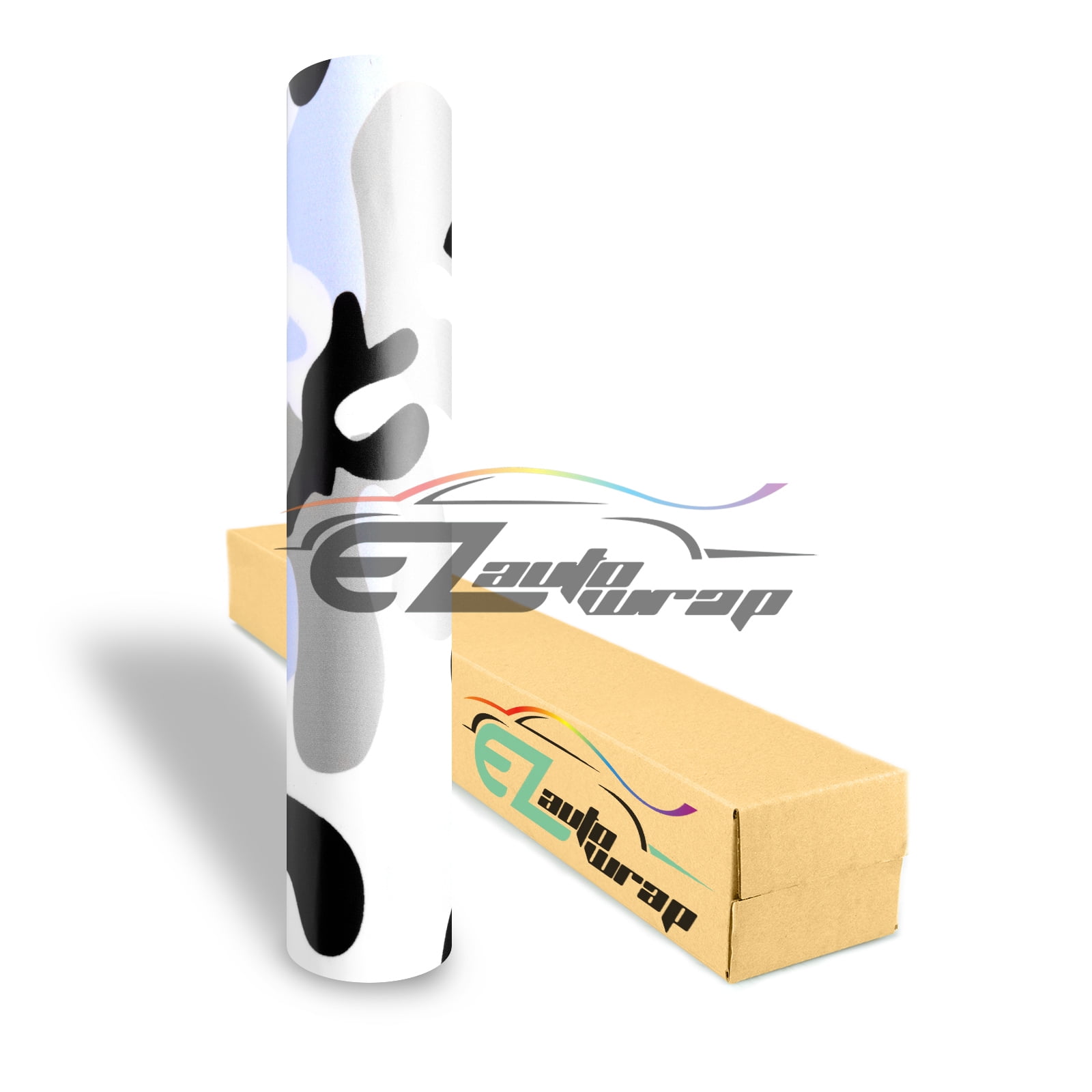 EZAUTOWRAP Snow Camo Camouflage Car Vinyl Wrap Vehicle Sticker Decal ...