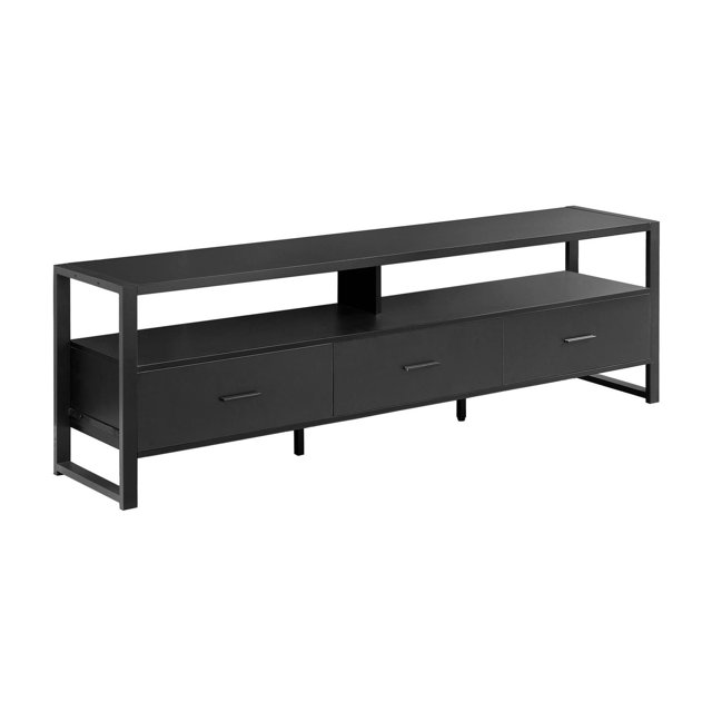 Monarch Specialties Tv Stand, 72 Inch, Media Entertainment Center ...