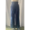 Aellinatey Womens Wide Leg Pants Stripe Collision Color Elastic Waist ...