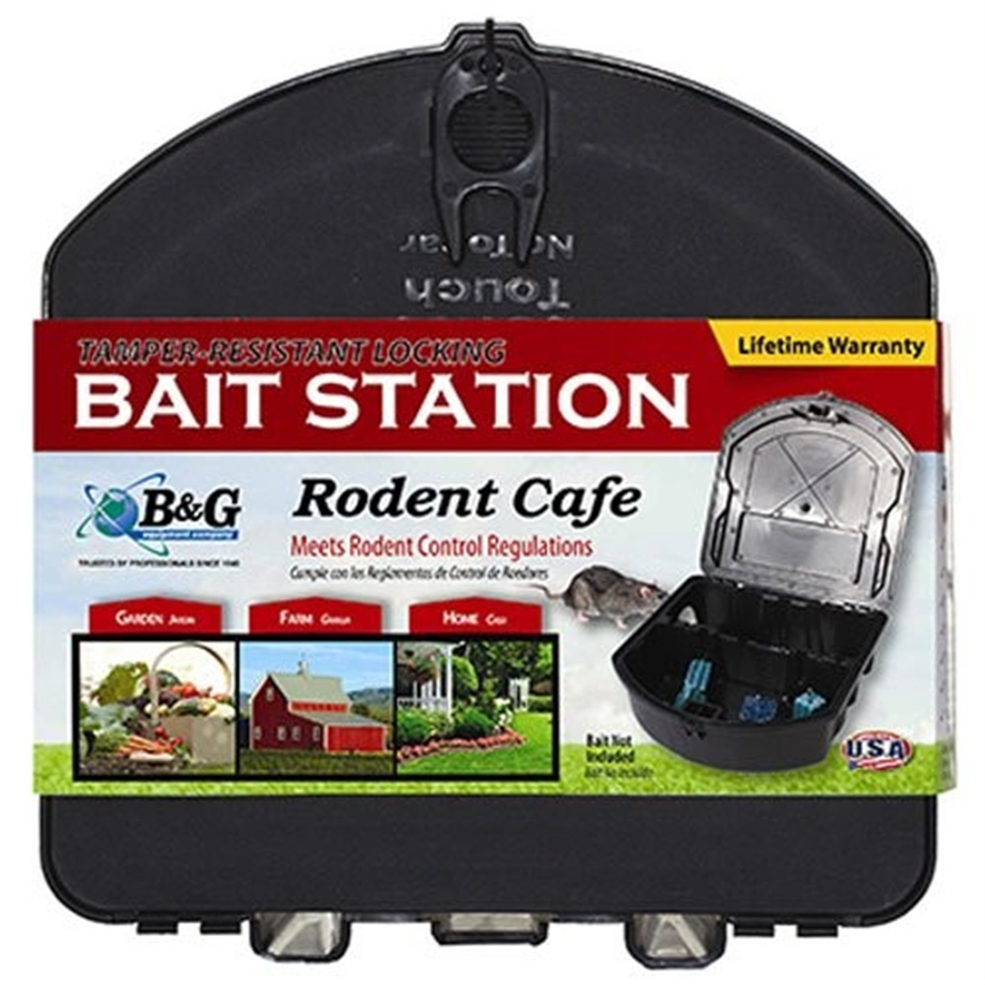 B&G Equipment Rodent Cafe Bait Station (Pack of 1) - Walmart.com