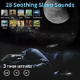 Projector and White Noise Machine with 28 Sounds Sleep Timer and Memory ...