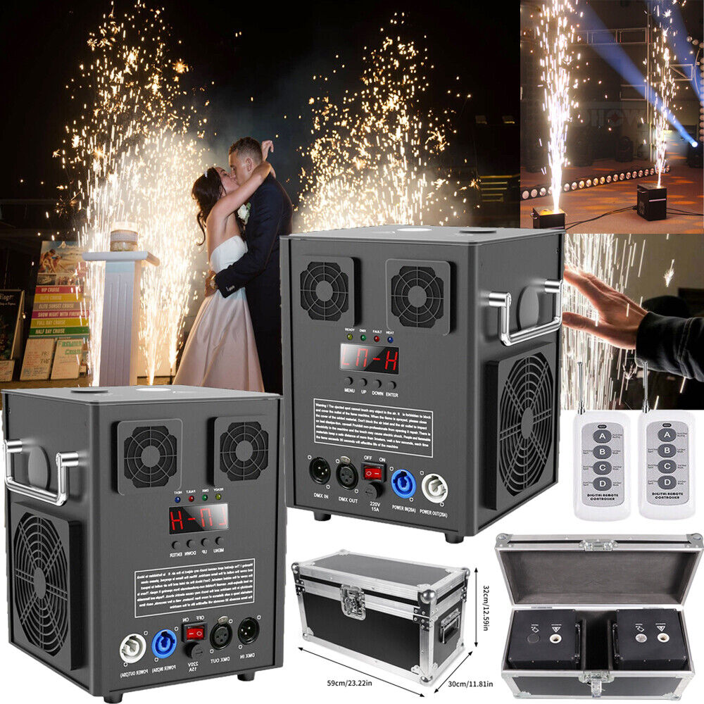 Cold Spark Machine 700W DMX Stage Effect Machine 6.6-16ft for Stage DJ ...