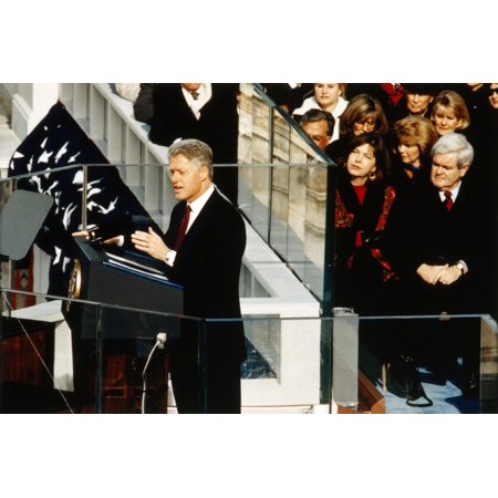 President Bill Clinton Delivering His Second Inaugural Address History ...