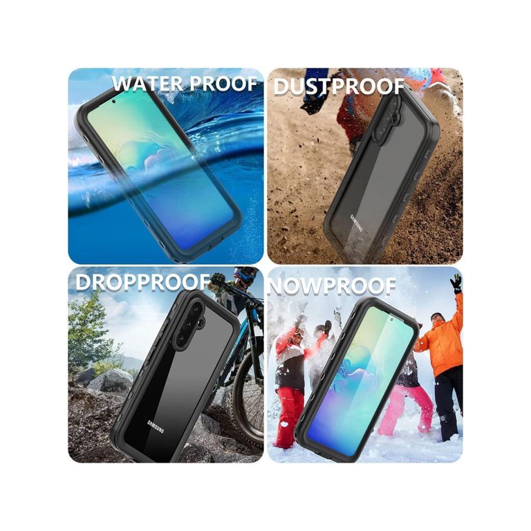Samsung Galaxy A55 5G Case Waterproof, Galaxy A55 5G Phone Case with Built-in Screen Protector