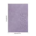 Fzsteel 2026 A5 Schedule Planner with Date Notes - Durable Faux Leather ...