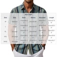 Ceisia Men's Ethnic Print Short-Sleeve Button-Down Shirt Blue L Gifts ...