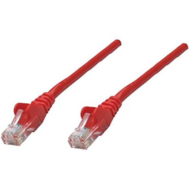 RJ-45 Male / RJ-45 Male, 1.5 ft. (0.5 m), Red - Walmart.com - Walmart.com