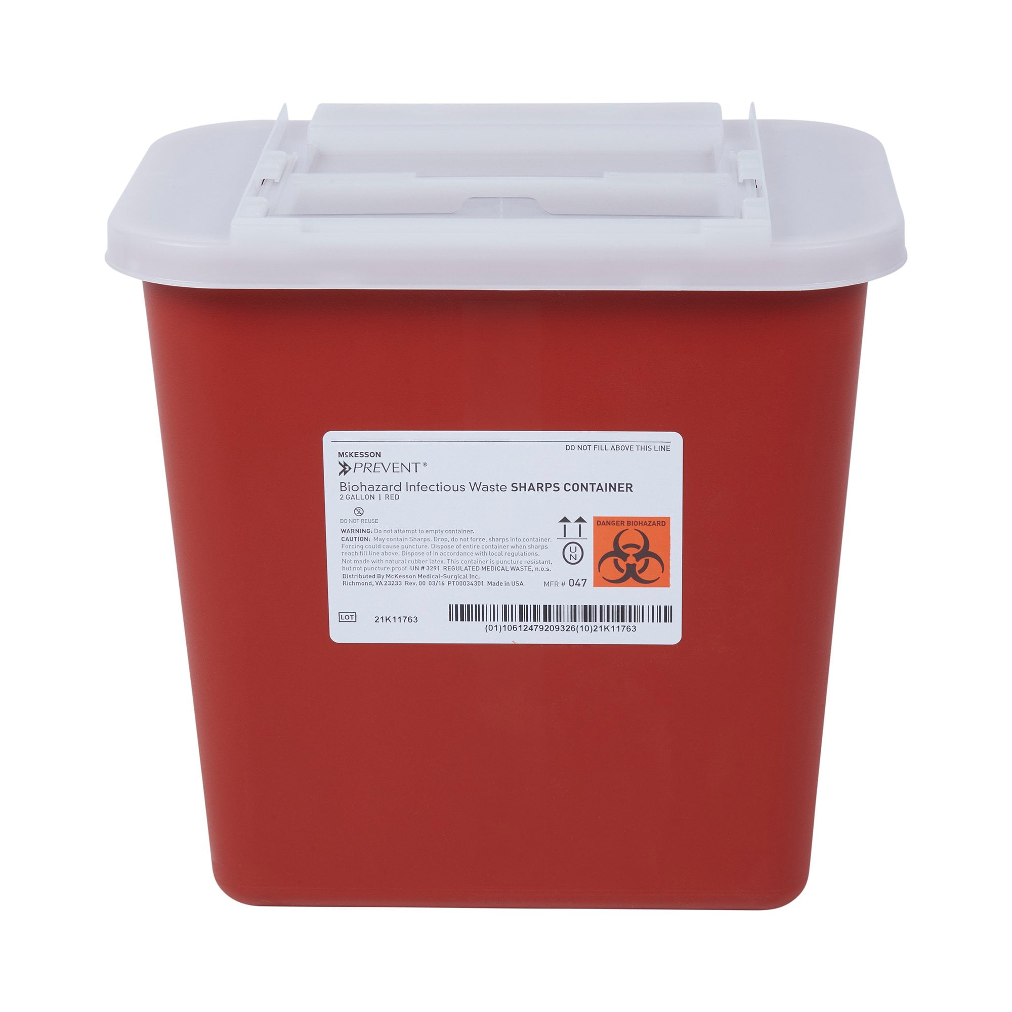 Red Biohazard Container