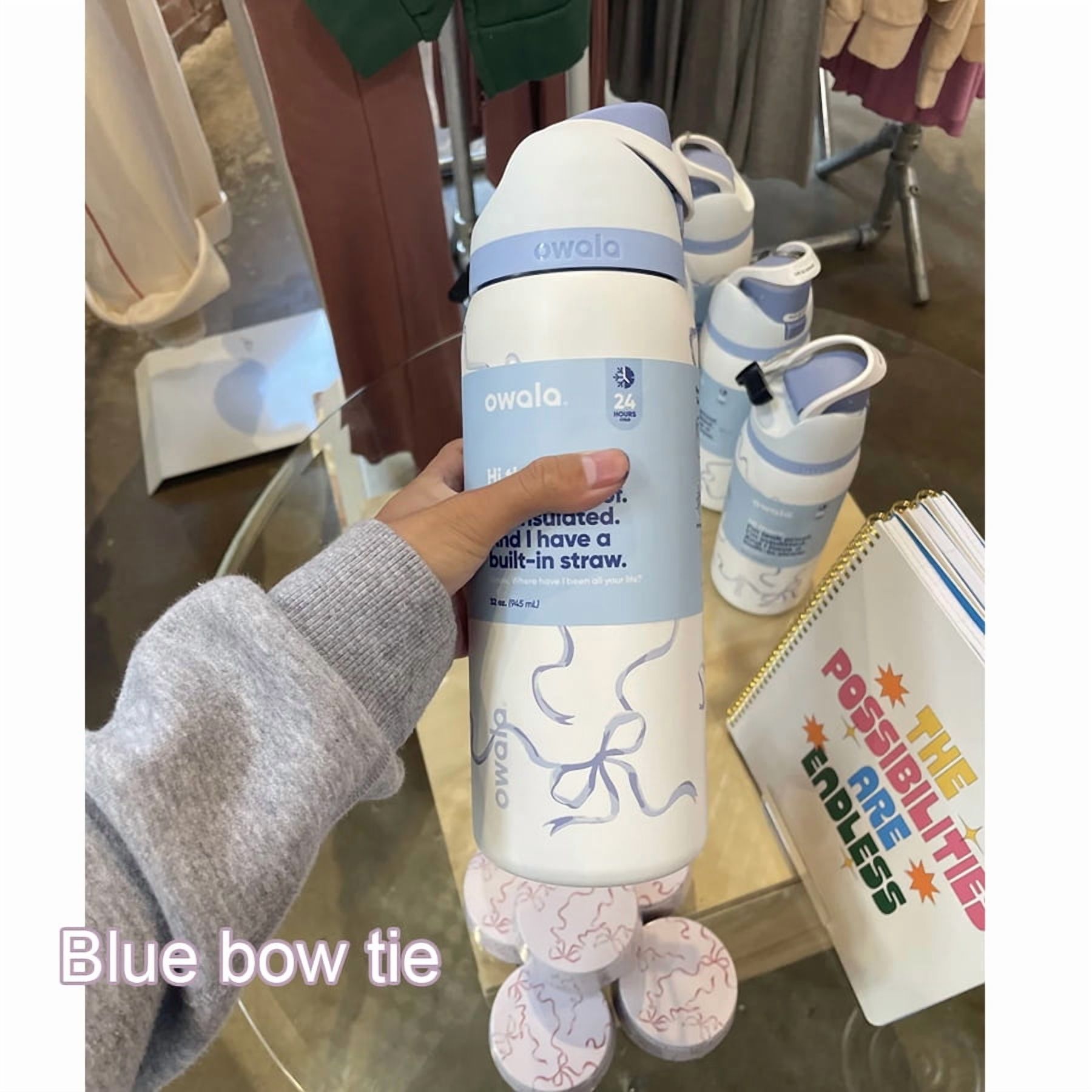Original Owala Insulated Stainless Steel Water Bottle with Straw, BPA ...