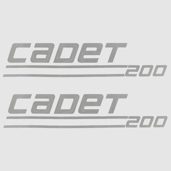 Palm Beach Pontoon Boat Logo Decal 30000377 | Cadet 200 Silver (Pair ...
