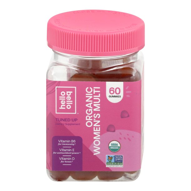 Hello Bello Organic Women's Multi Vitamin Gummy, 60ct - Walmart.com