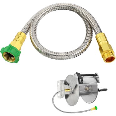 Short Garden Hose, with Female to Female Connector, Heavy Duty 304 ...