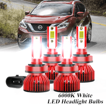 Fit for Chevrolet Malibu 2019-2025– 9005 H11 LED Headlight Combo 4 Pack ...