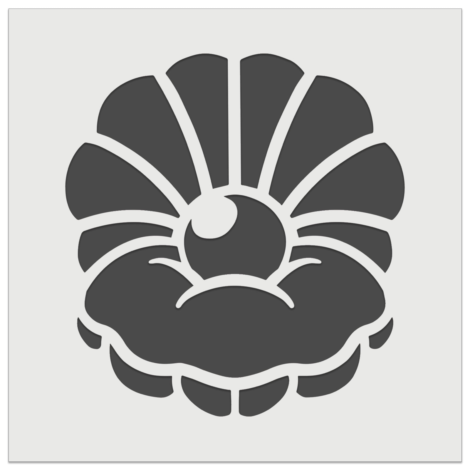 Pearl in Shell DIY Cookie Wall Craft Stencil - 7.0 Inch - Walmart.com