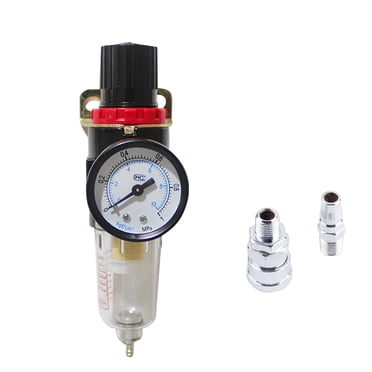 Airbrush Compressor AIR PRESSURE REGULATOR Gauge Water Trap Moisture ...