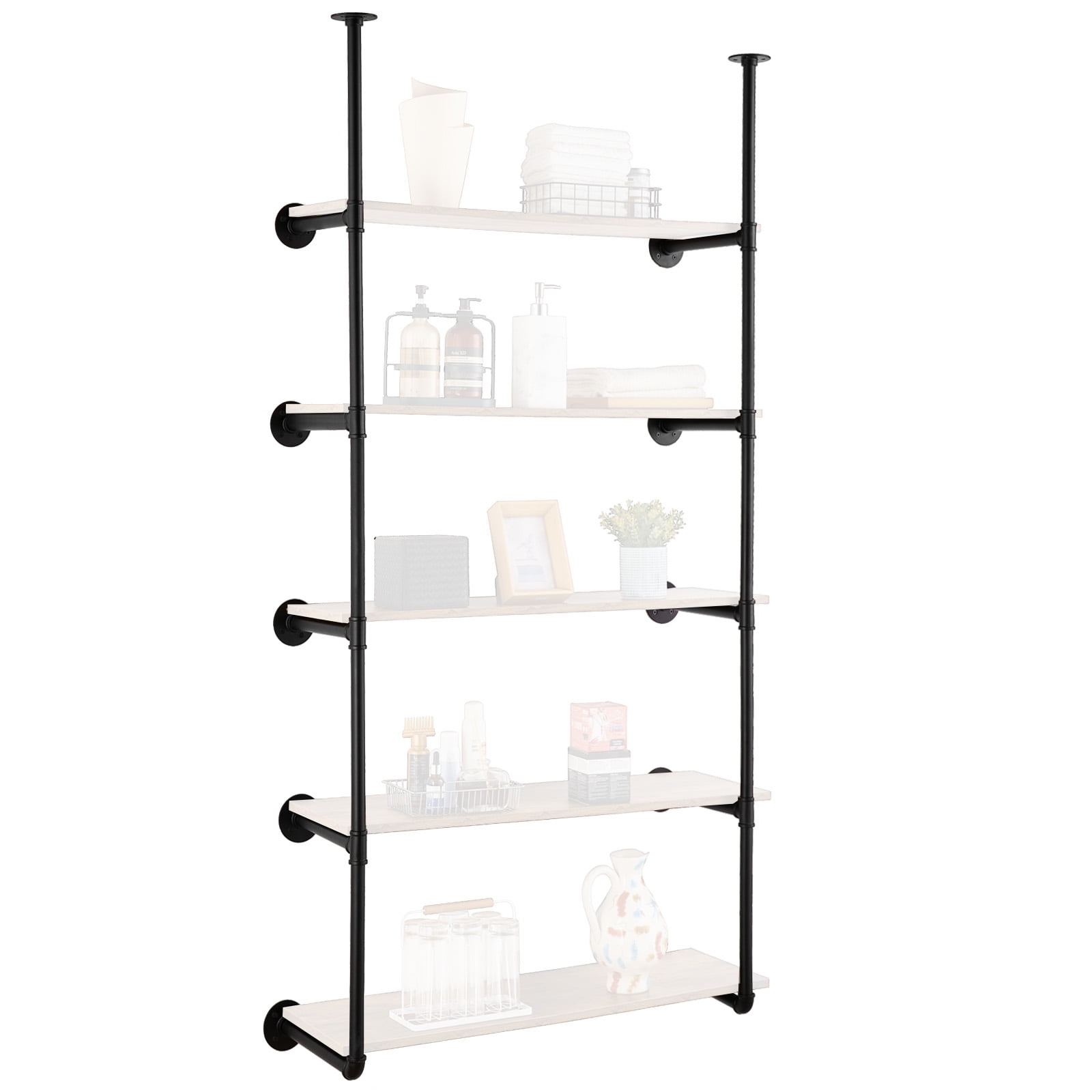 Click here for Vevor Industrial Pipe Shelf 5 Tier 2pcs 11.8in W W... prices