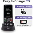 Jethro SC490 Easy-to-Use Cell Phone for Seniors and Kids with 30 Days ...