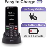 Jethro SC490 Easy-to-Use Cell Phone for Seniors and Kids with 30 Days ...