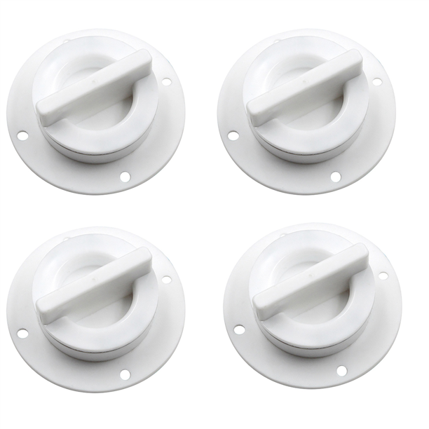 4X New Water Valve Deck Drain Scupper Drain Valve Outlet for Marine ...
