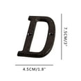 BAOPAI DIY Wrought Iron Letters for House Numbers Vintage Industrial ...