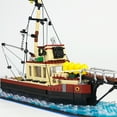 The Orca-Jaws Fishing Boat Ship Building Blocks Set MOC Bricks ...