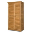 Ktaxon 63'' Large Outdoor Ready-Made Wooden Garden Storage Shed w ...