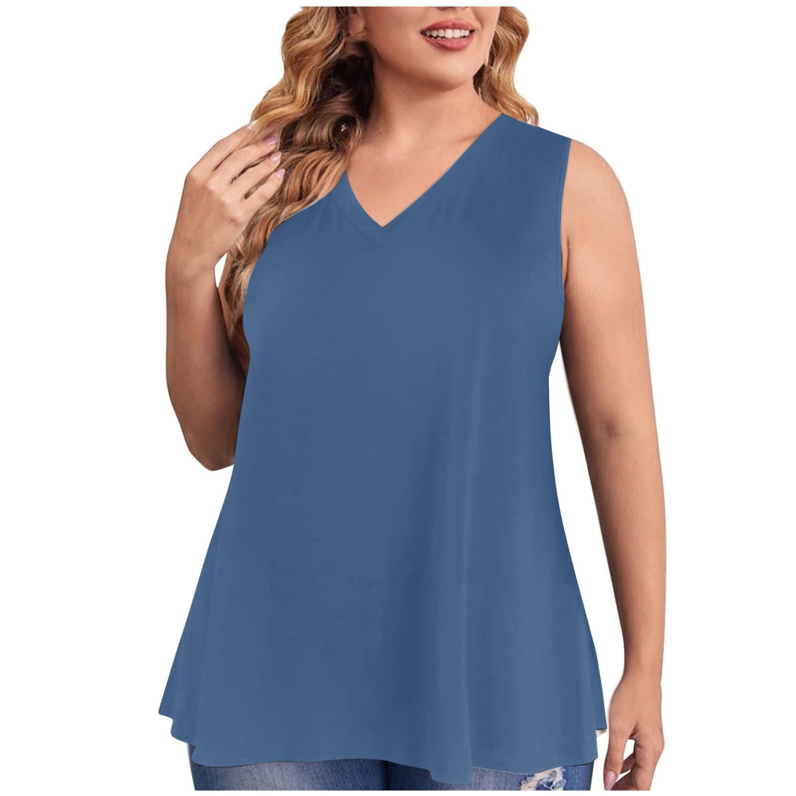 Click here for Timegard Tank Tops For Women V-Neck Sleeveless Com... prices