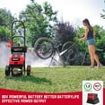 PowerSmart Cordless Pressure Washer 2600 PSI 1.2 GPM , 80V 6.0Ah ...