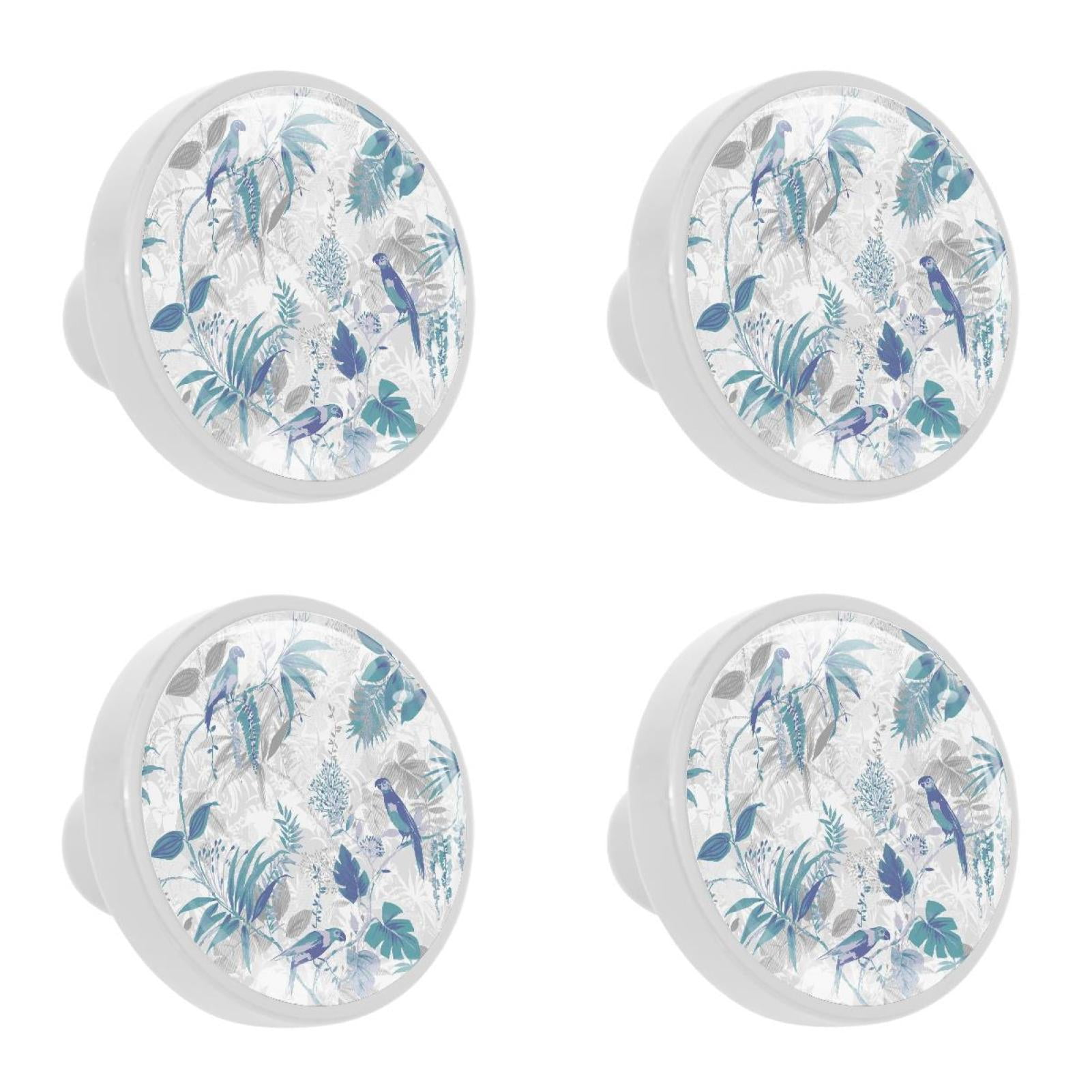 4 Pcs Parrot Knobs for Kitchen Cabinet Cupboard Dresser Bookcase Drawer ...