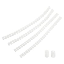 Uxcell 100 pack 0.34"x0.39" Hinge Dowels, Plastic Dowel Insert with ...