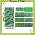 1Pc Dark Green Ivy Privacy Fence Screen, 20"x40" Artificial Pothos ...