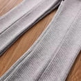 Chiccall Girls Bell Bottom Pants Split Ankle Kick Summer Trendy Elastic ...