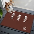 2x3 Ft Entryway Area Rug, Japanese Fish Kitchen Rug Runner Washable ...